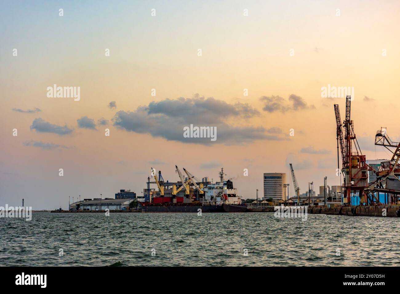 Pier of the port of the city of Recife, capital of Pernambuco, Brazil ...