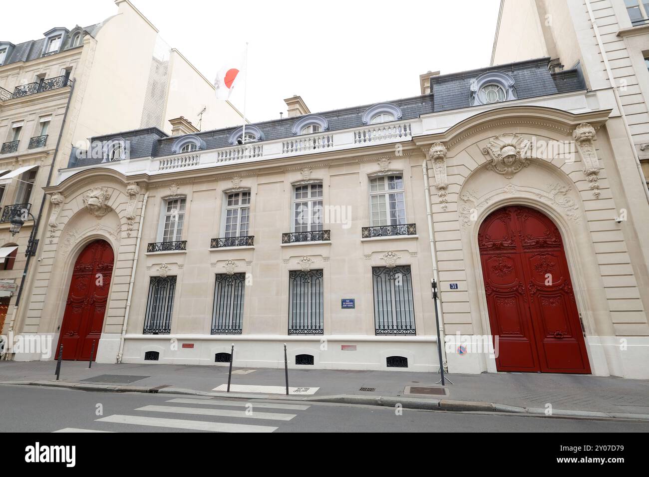 RESIDENCE OF THE JAPANESE AMBASSADOR PARIS Stock Photo - Alamy