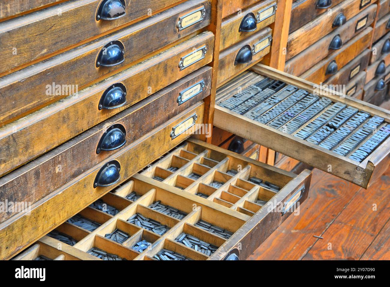 Old print shop Stock Photo - Alamy