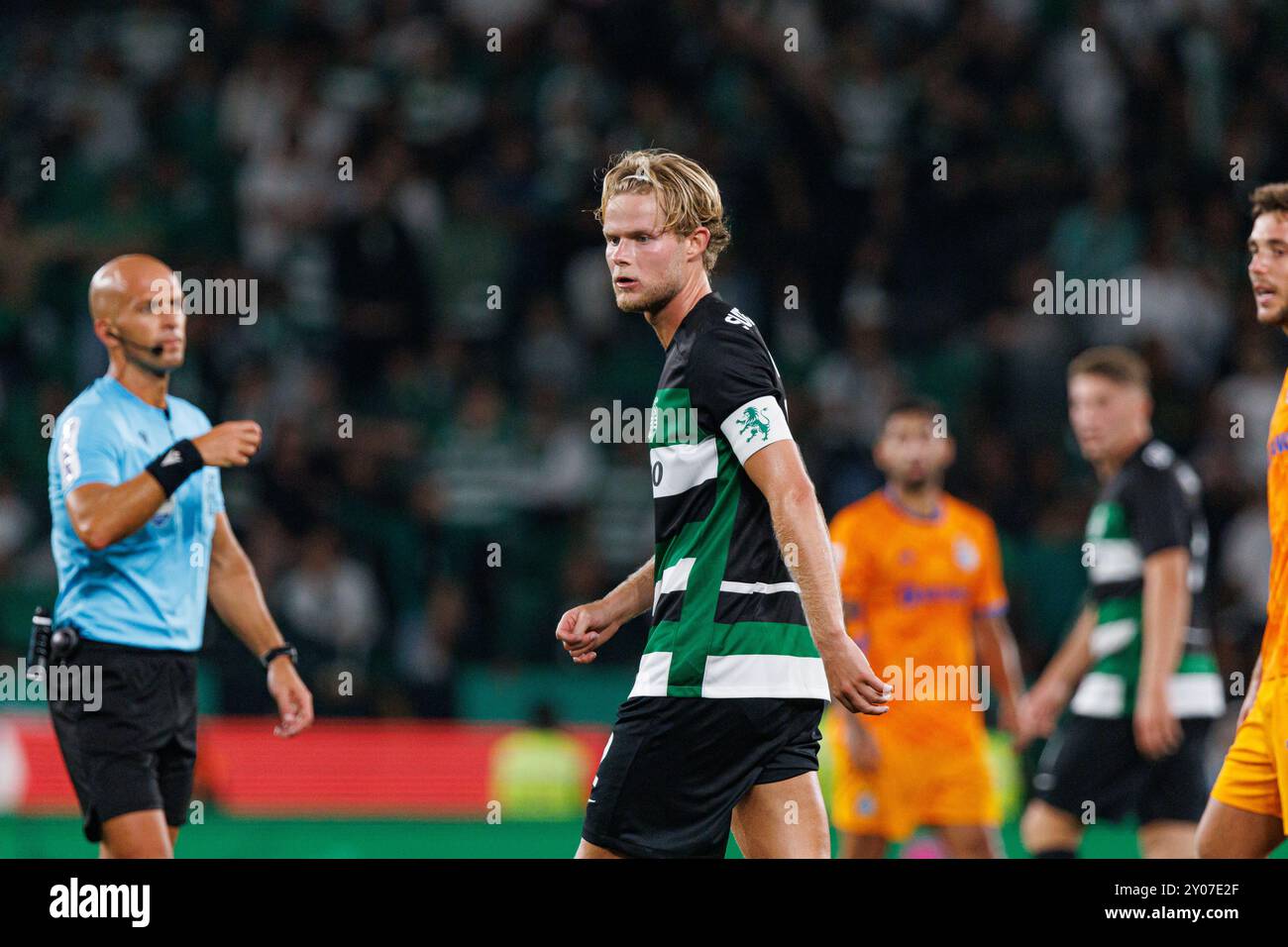 Morten Hjulmand during Liga Portugal game between teams of Sporting CP ...