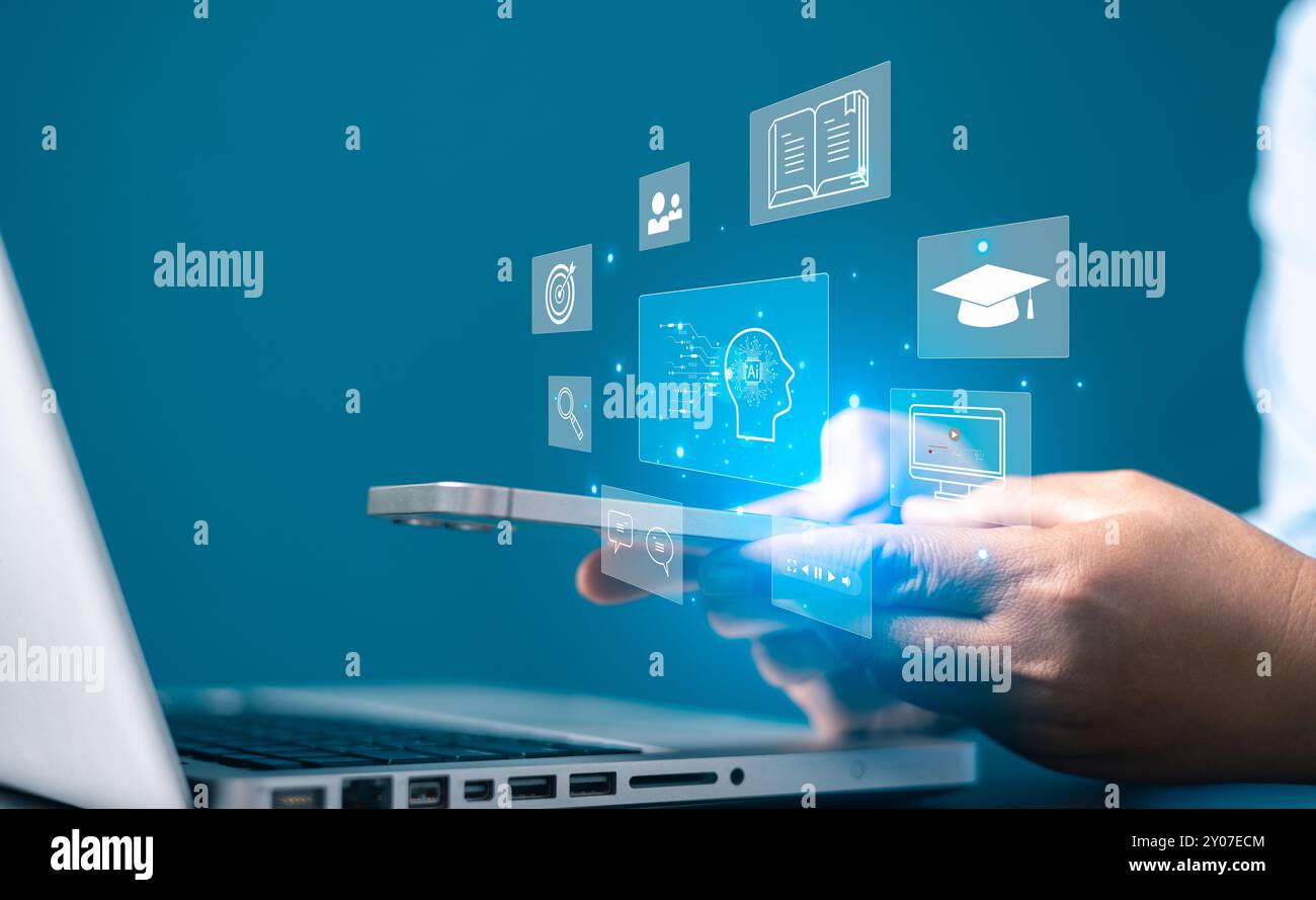 Concept of AI-driven education is transforming universities, where ...