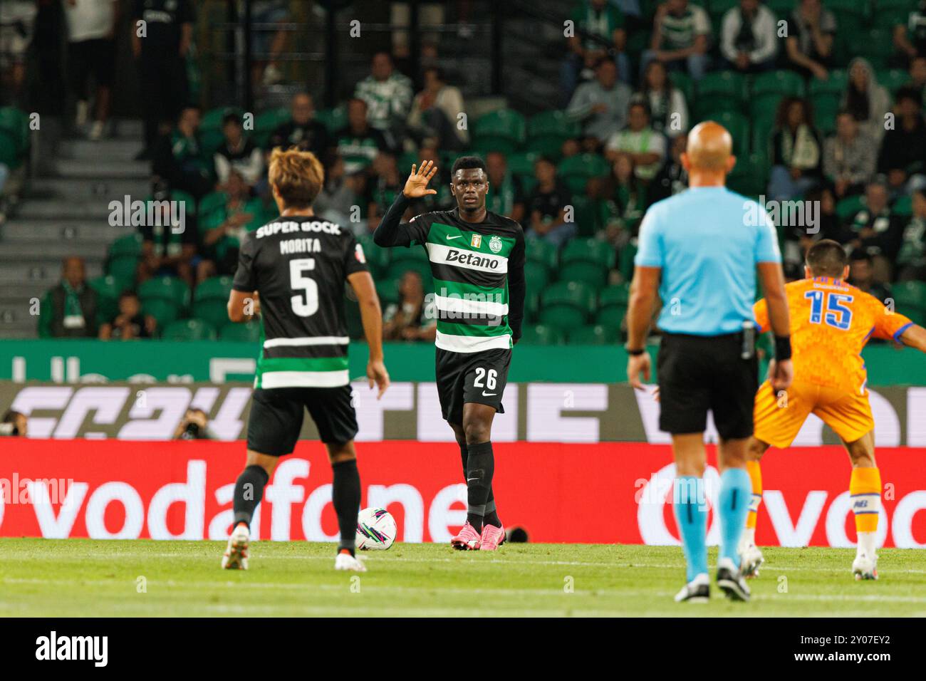 Ousmane Diomande during Liga Portugal game between teams of Sporting CP ...