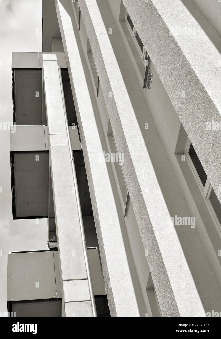 Factory building converted into flats Stock Photo - Alamy