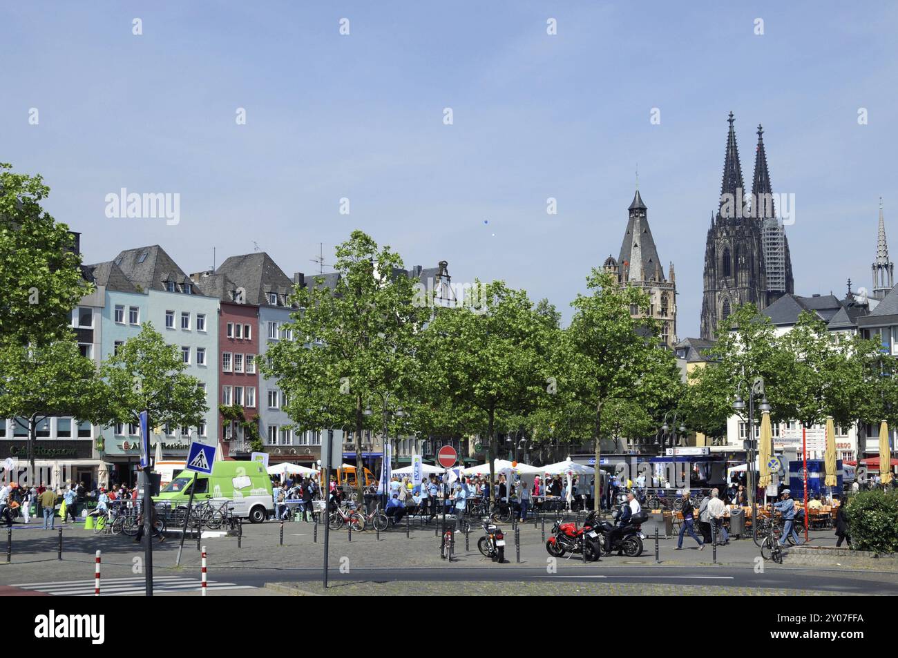 Heumarkt in Cologne's old town Stock Photo - Alamy