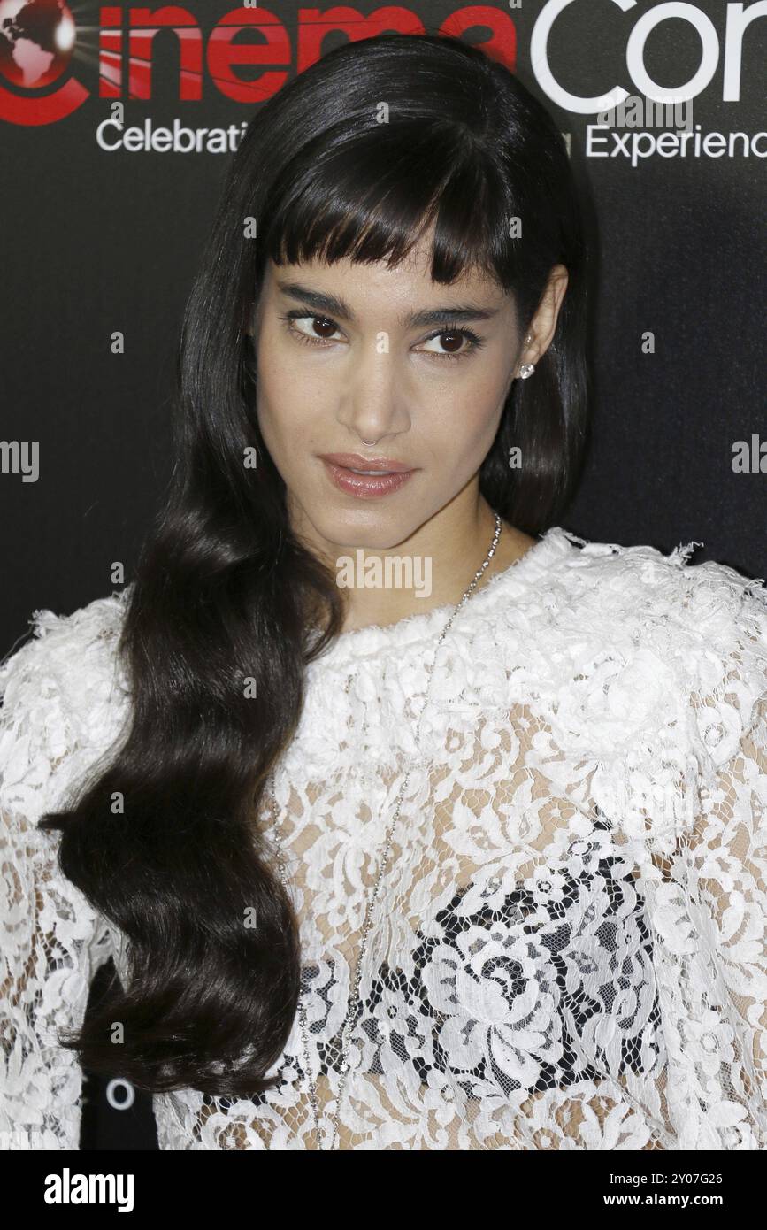 Sofia Boutella at the CinemaCon 2017, Focus Features Luncheon And Studio Program Celebrating 15 ...