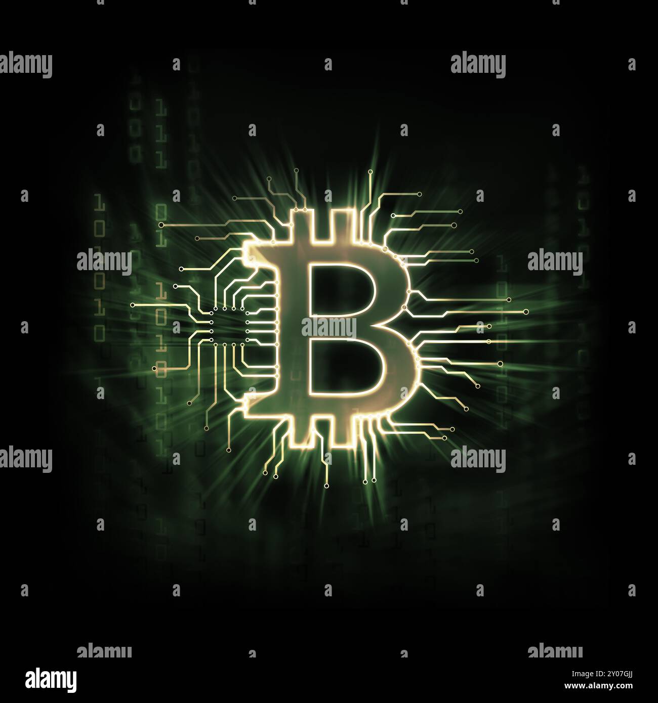 Finance digital green connect hi-res stock photography and images - Alamy