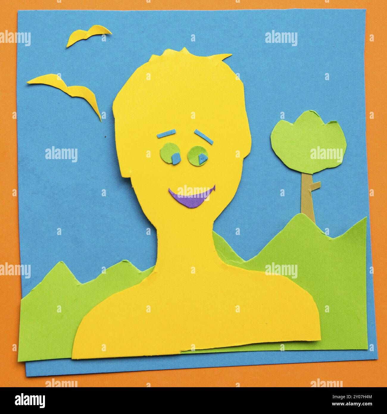 Customised profile picture Stock Photo - Alamy