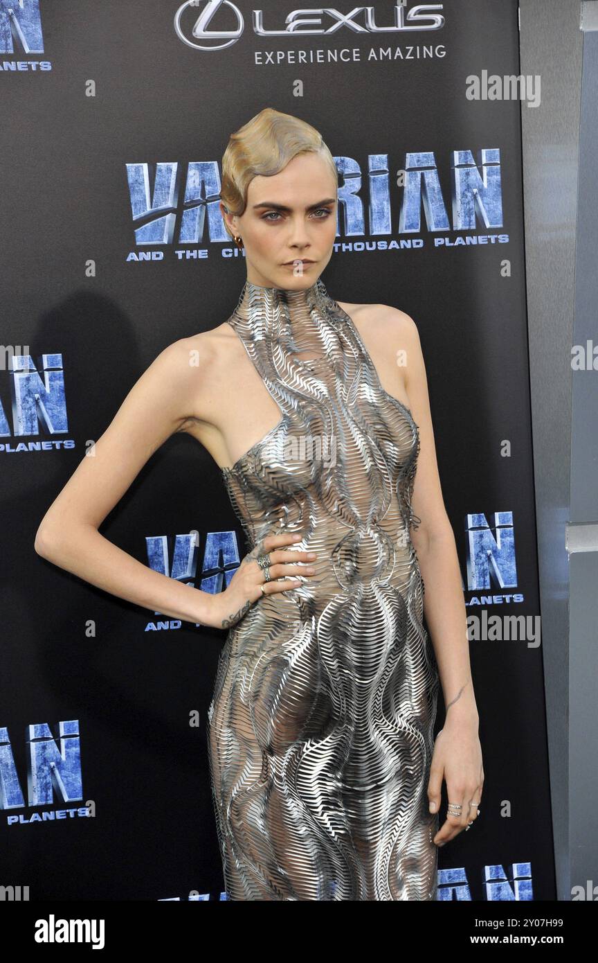 Cara Delevingne at the World premiere of 'Valerian And The City Of A ...