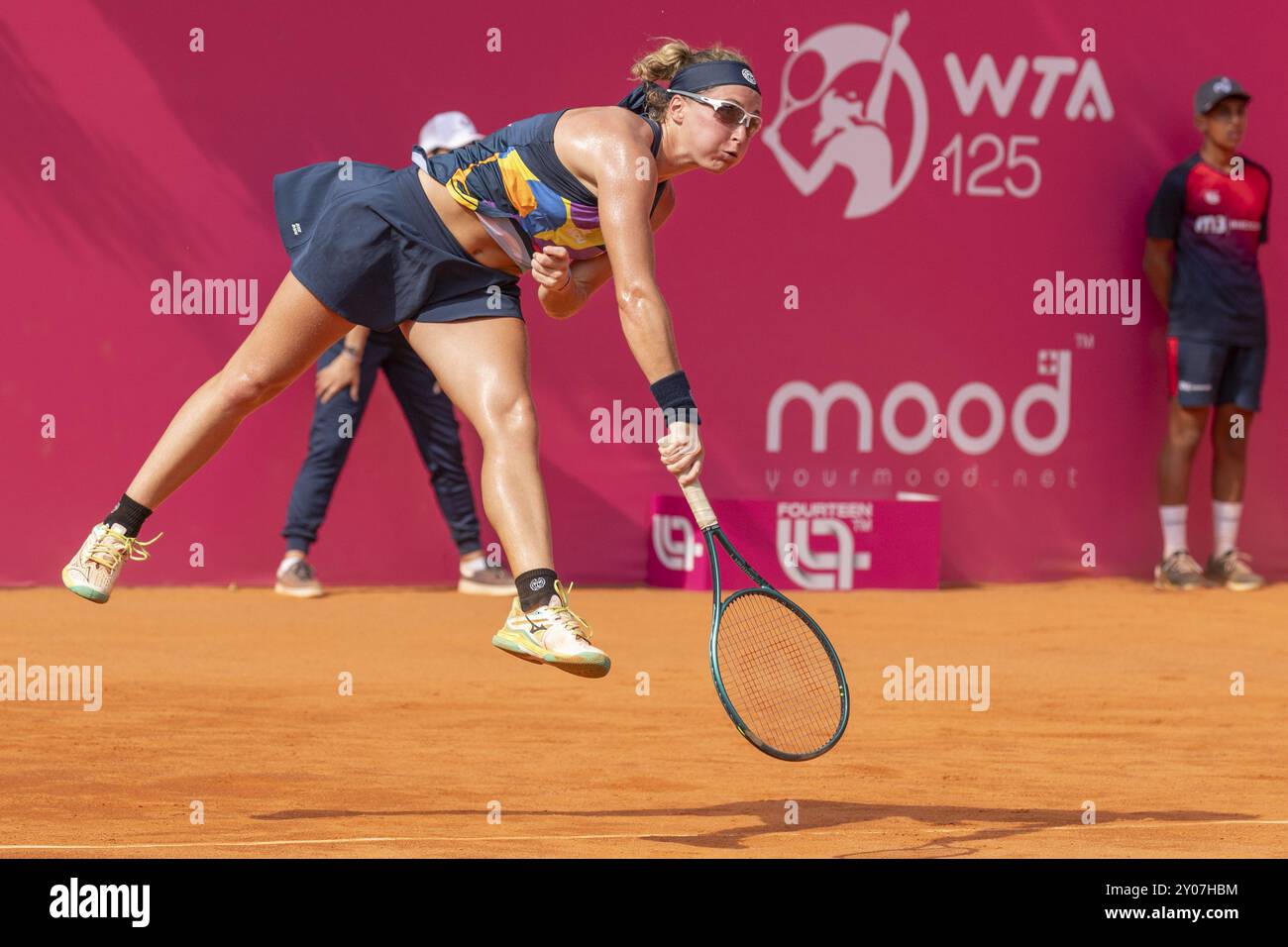 Montreux Switzerland, 09 01 2024: Carole Monnet (FRA) in action during ...