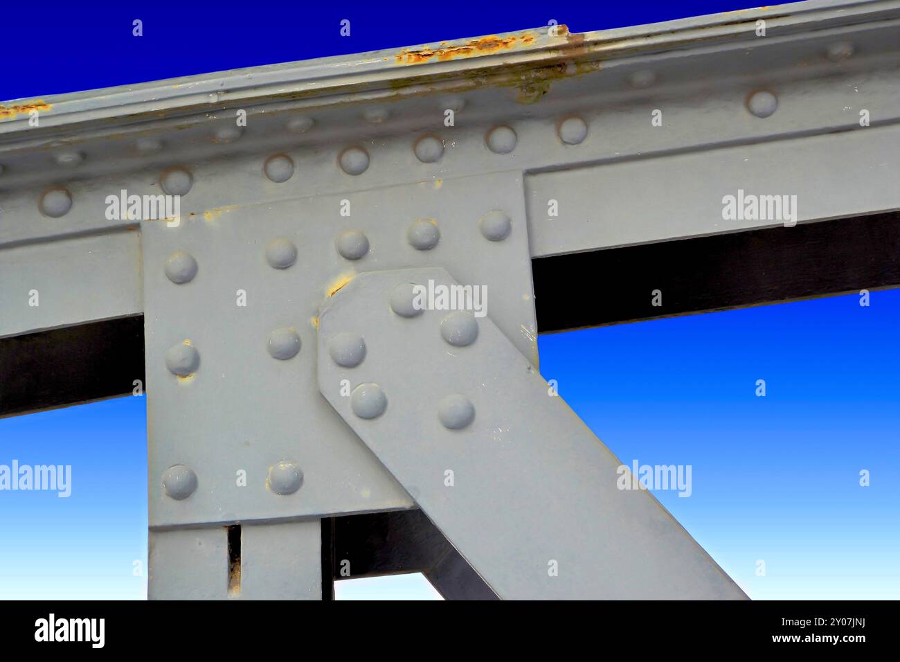 Rusty railroad bridge shot hi-res stock photography and images - Alamy