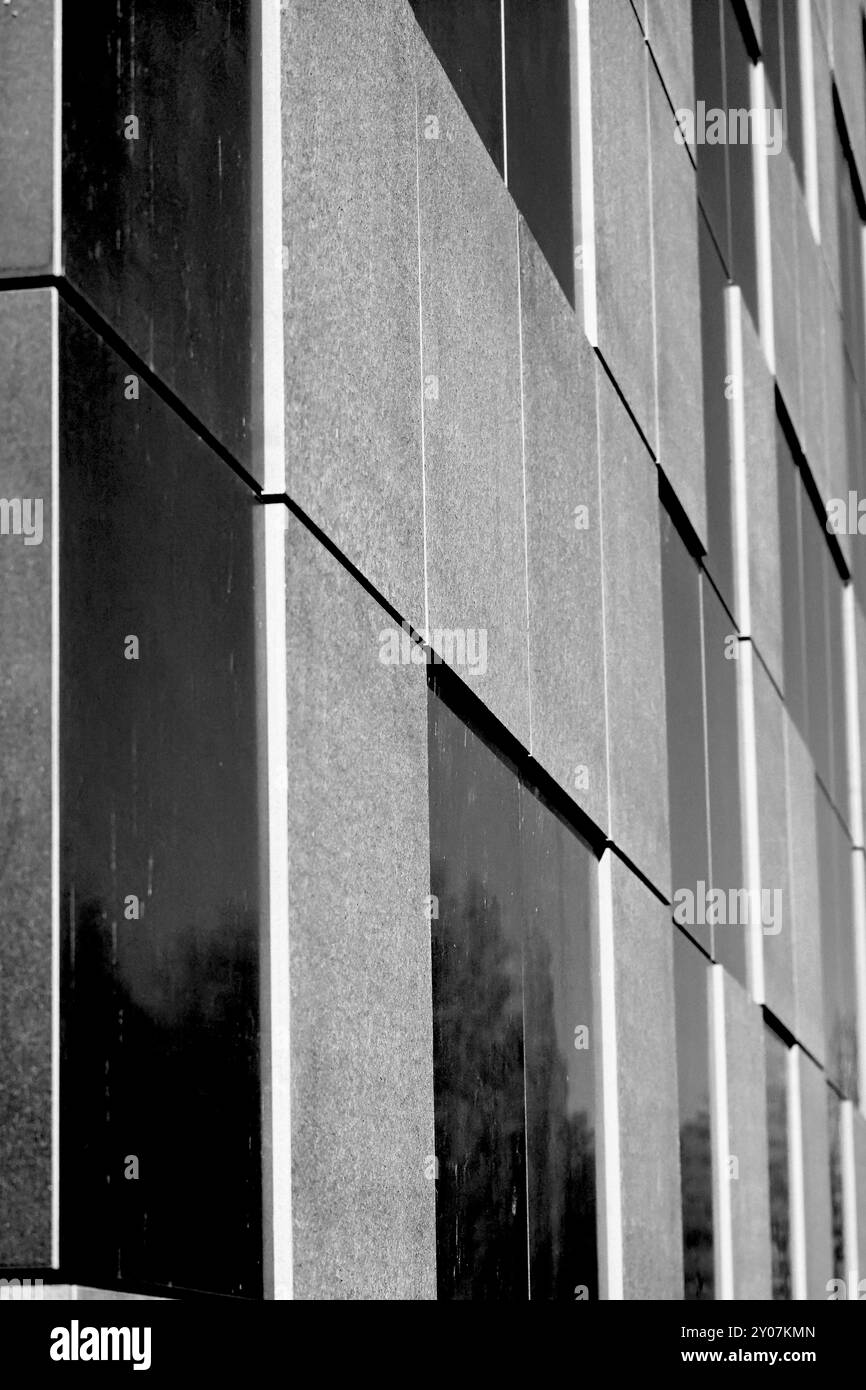 View modern house on Black and White Stock Photos & Images - Alamy