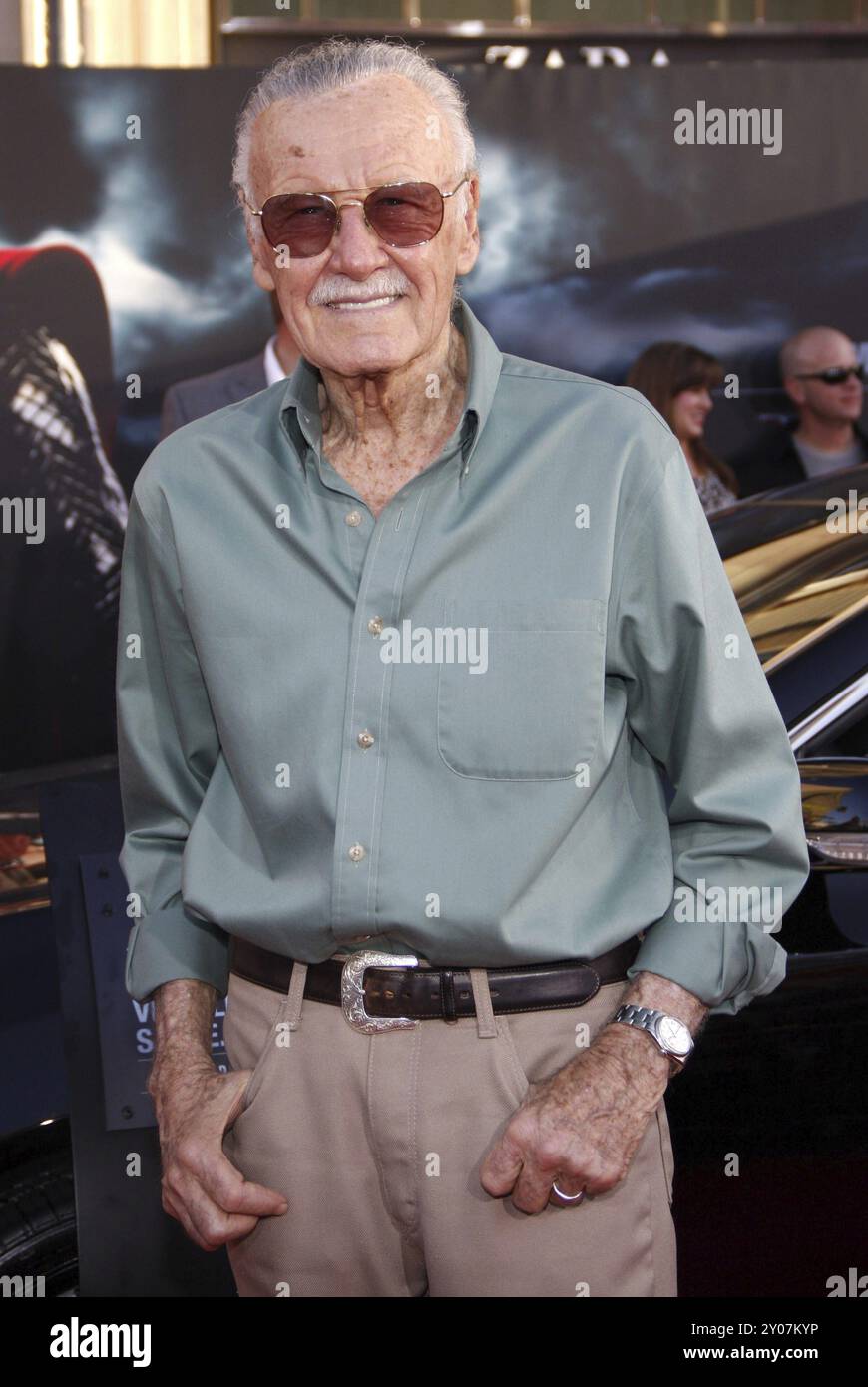 Stan Lee at the Los Angeles premiere of 'Thor' held at the El Capitan ...