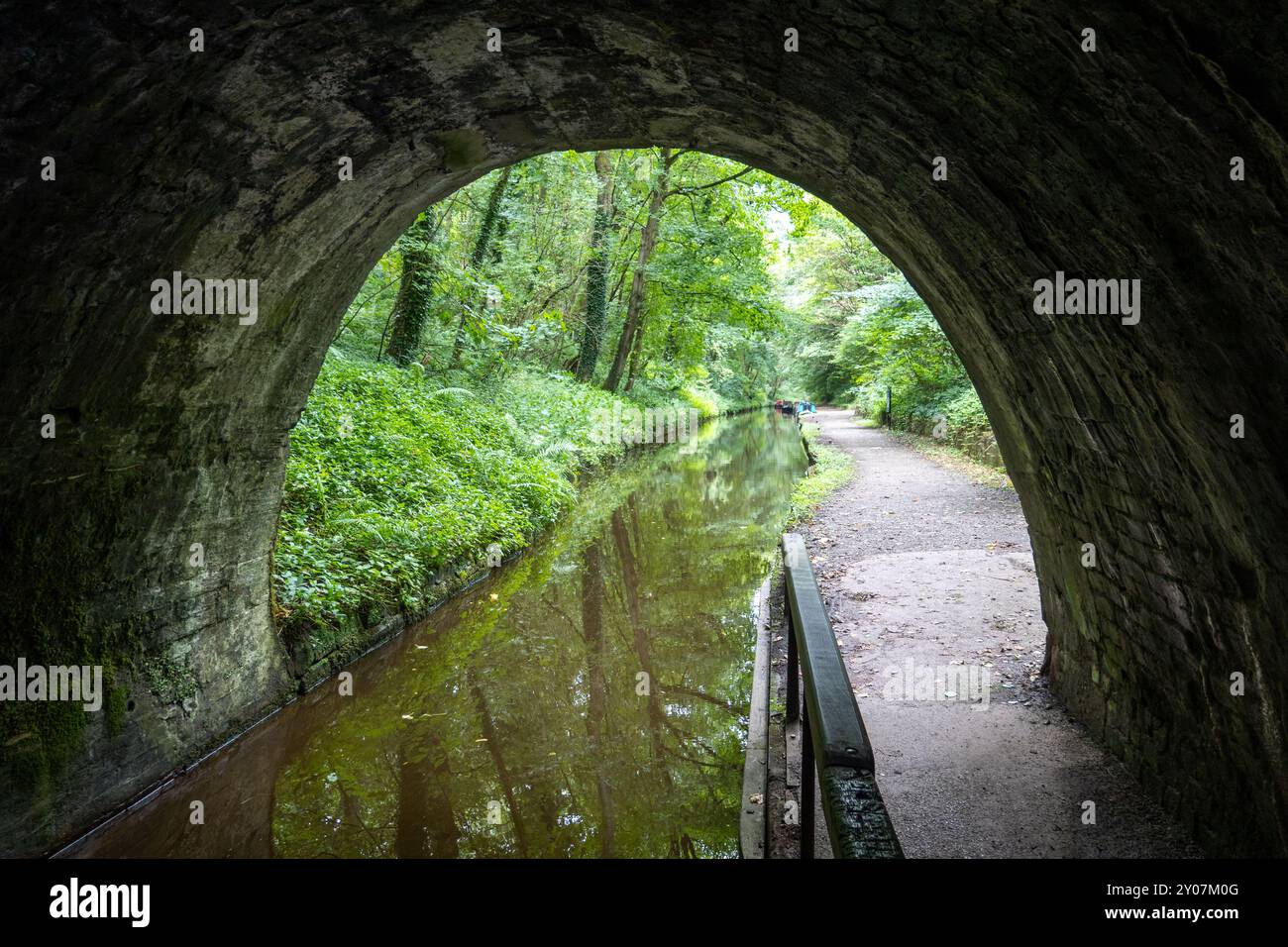 Chirk Tunnel, Llangollen Canal Stock Photo - Alamy