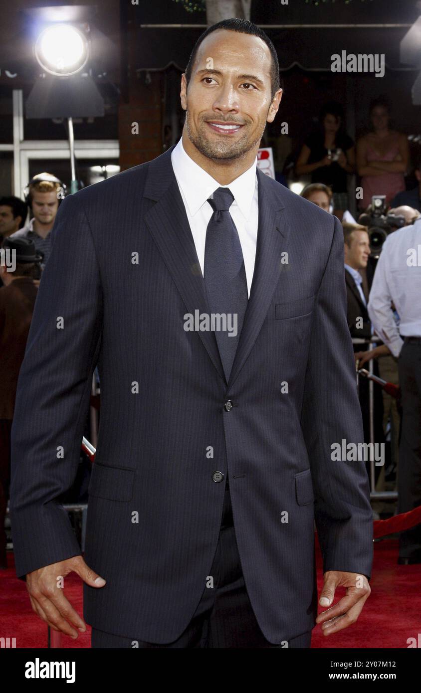 Dwayne Johnson at the Los Angeles premiere of 'Get Smart' held at the ...