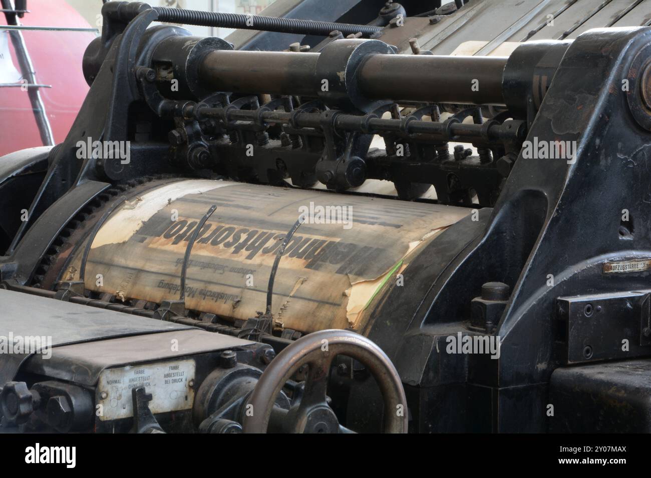 Old printing press hi-res stock photography and images - Alamy
