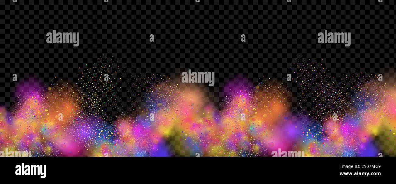Explosions of color powder.Background of an explosion of colorful smoke ...