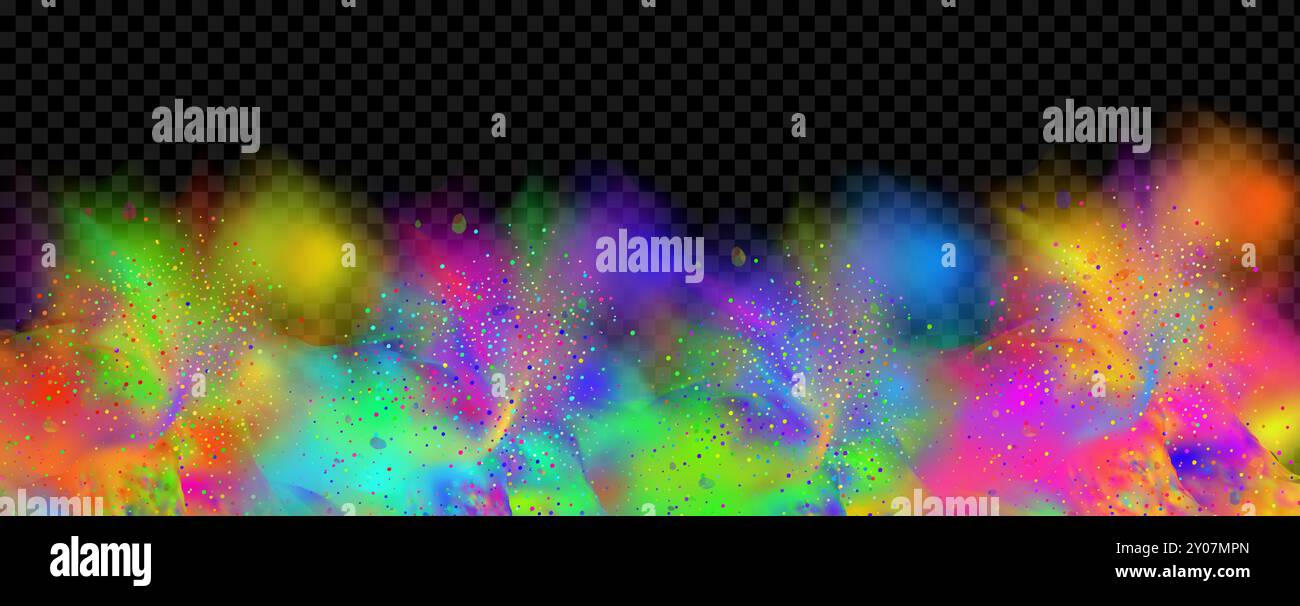 Explosions of color powder.Background of an explosion of colorful smoke ...