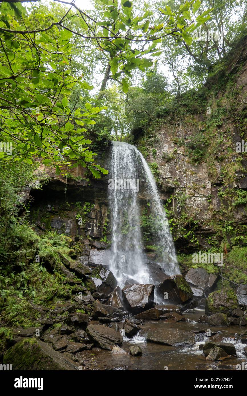 Melincwrt / Mekincourt Waterfalls Nature Reserve, Resolven, Neath, Port ...