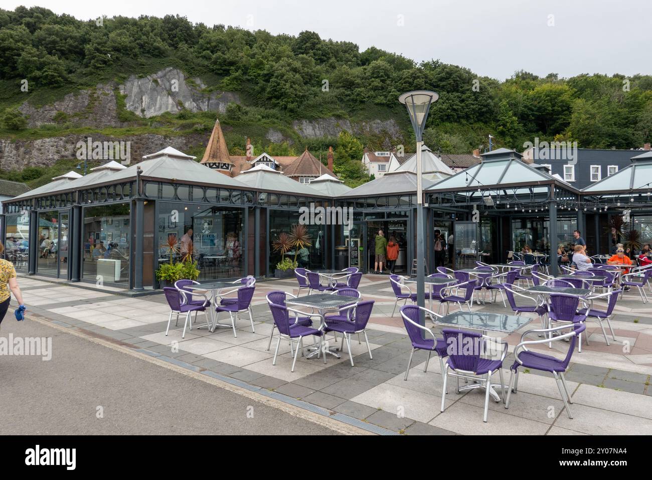 Verdi's Italian Restaurant, Mumbles, Swansea, Wales Stock Photo - Alamy