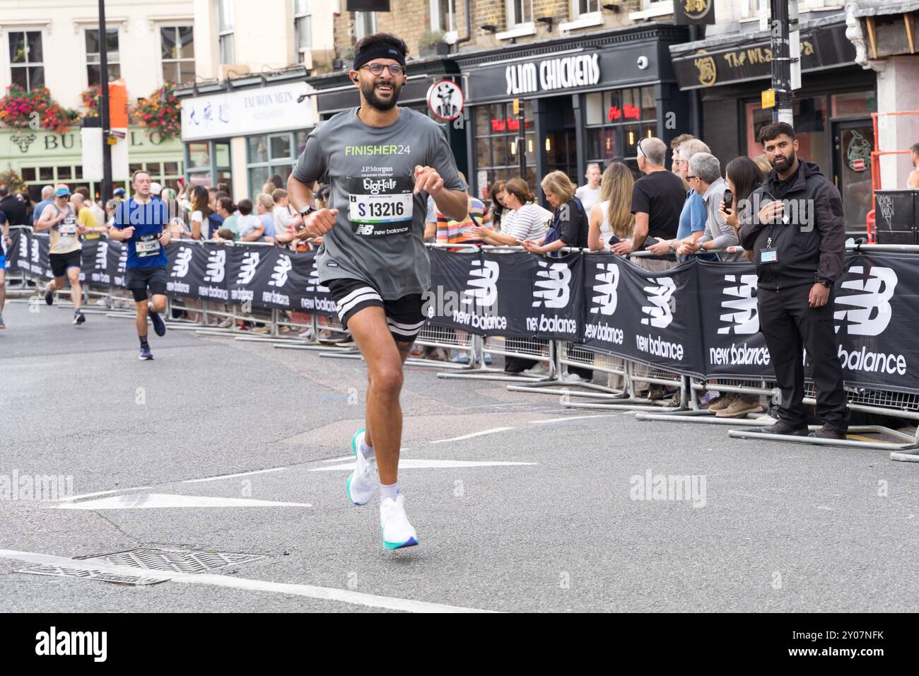 London, UK, 1st September 2024: Runner numbers S13216 among other ...