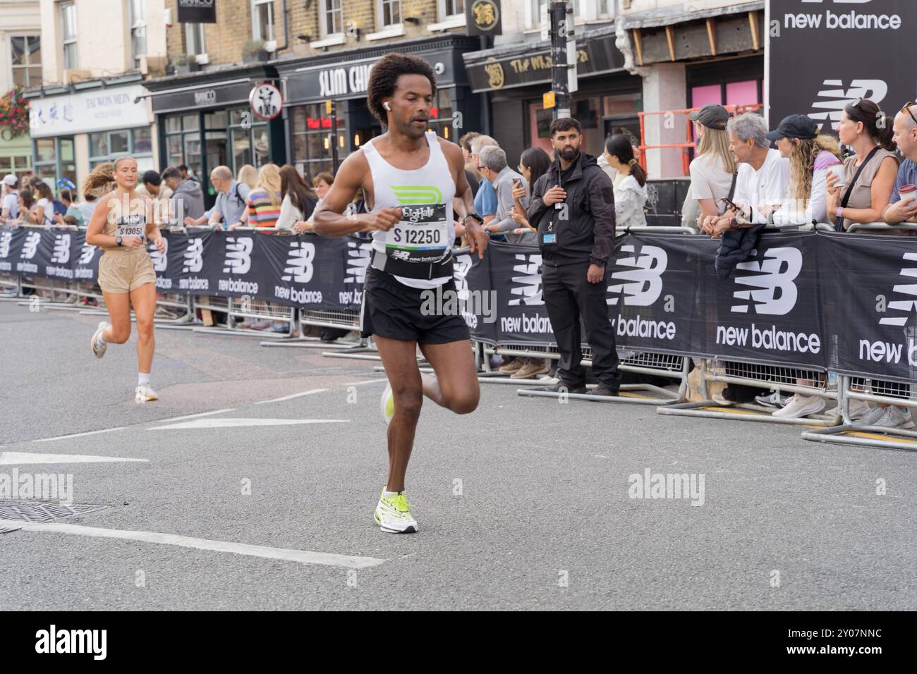 London, UK, 1st September 2024: Runner numbers S12250 among other ...