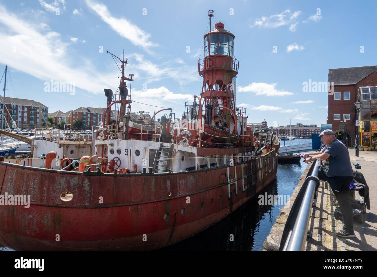 Lightship swansea marina hi-res stock photography and images - Alamy