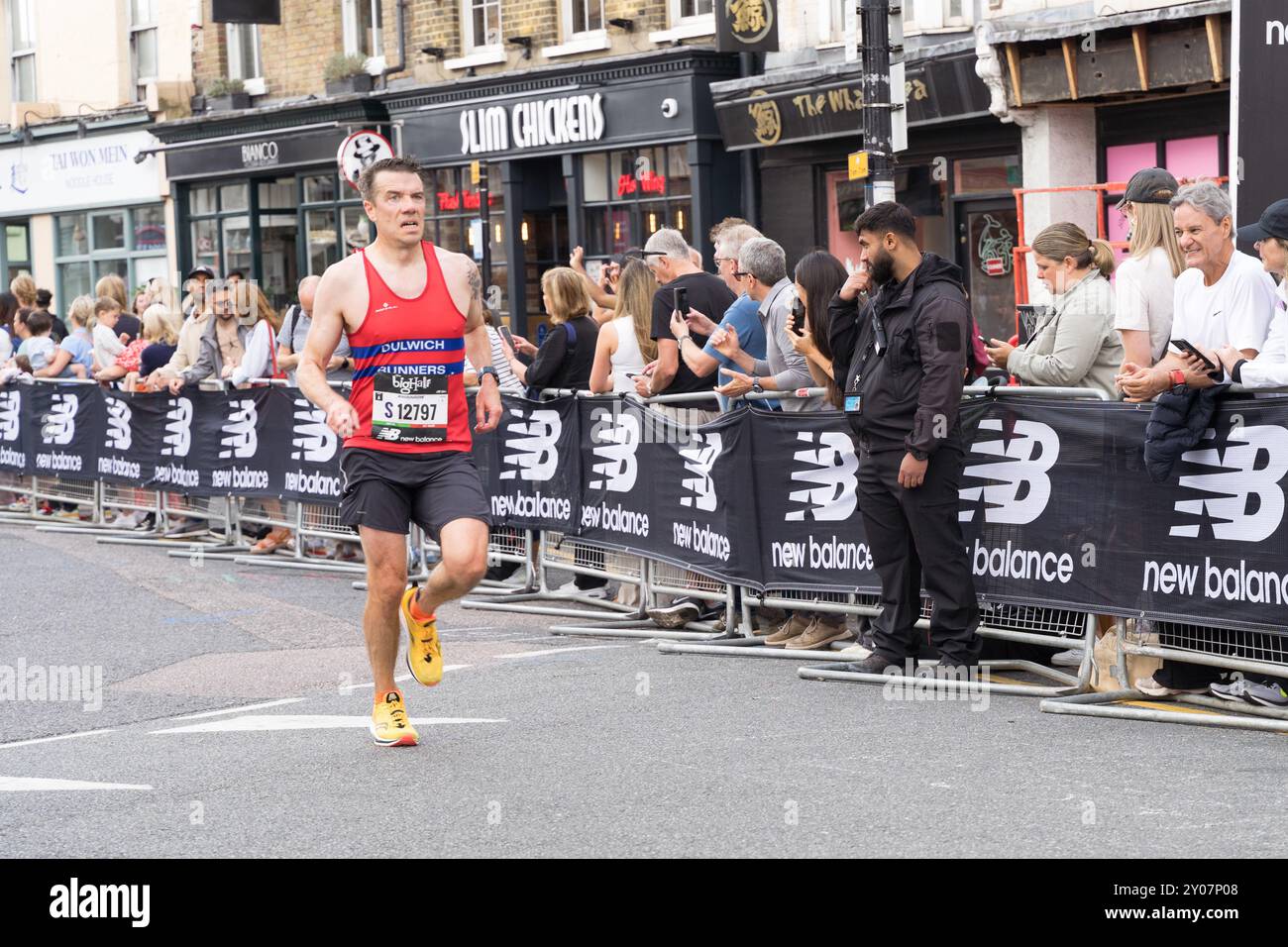 London, UK, 1st September 2024: Runner numbers S12797 among other ...