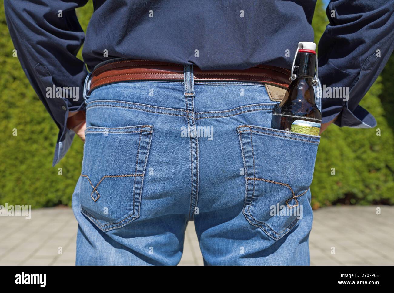 Bottle in pocket hi-res stock photography and images - Alamy