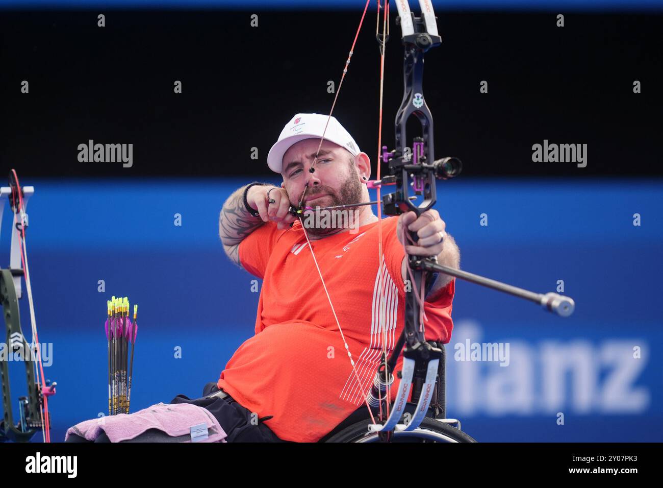 Great Britain's Nathan Macqueen during the Men's Individual Compound ...
