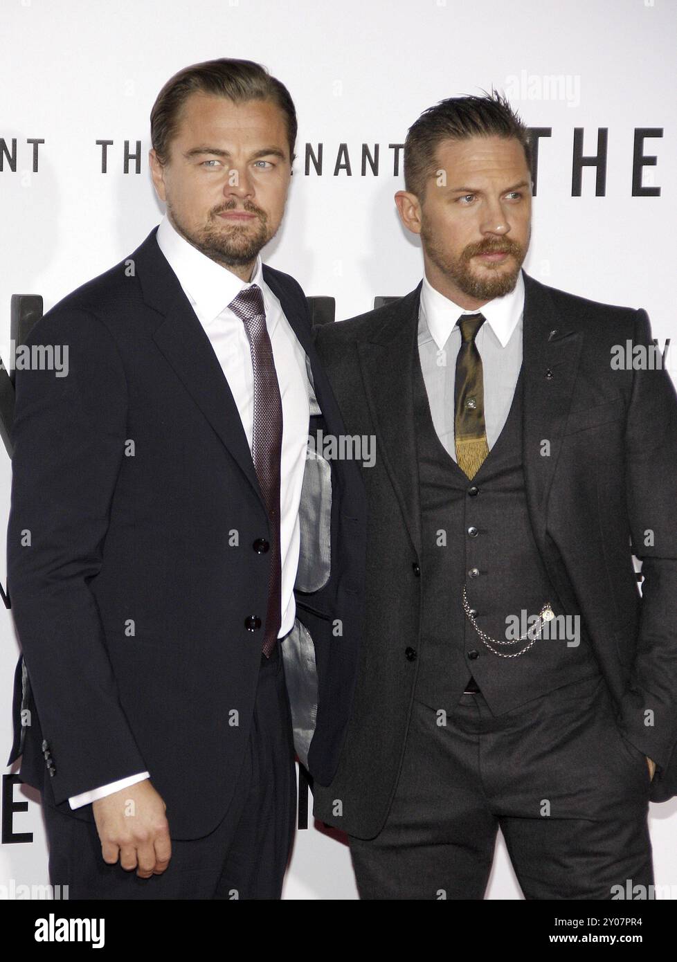 HOLLYWOOD, CA, Leonardo DiCaprio and Tom Hardy at the Los Angeles ...