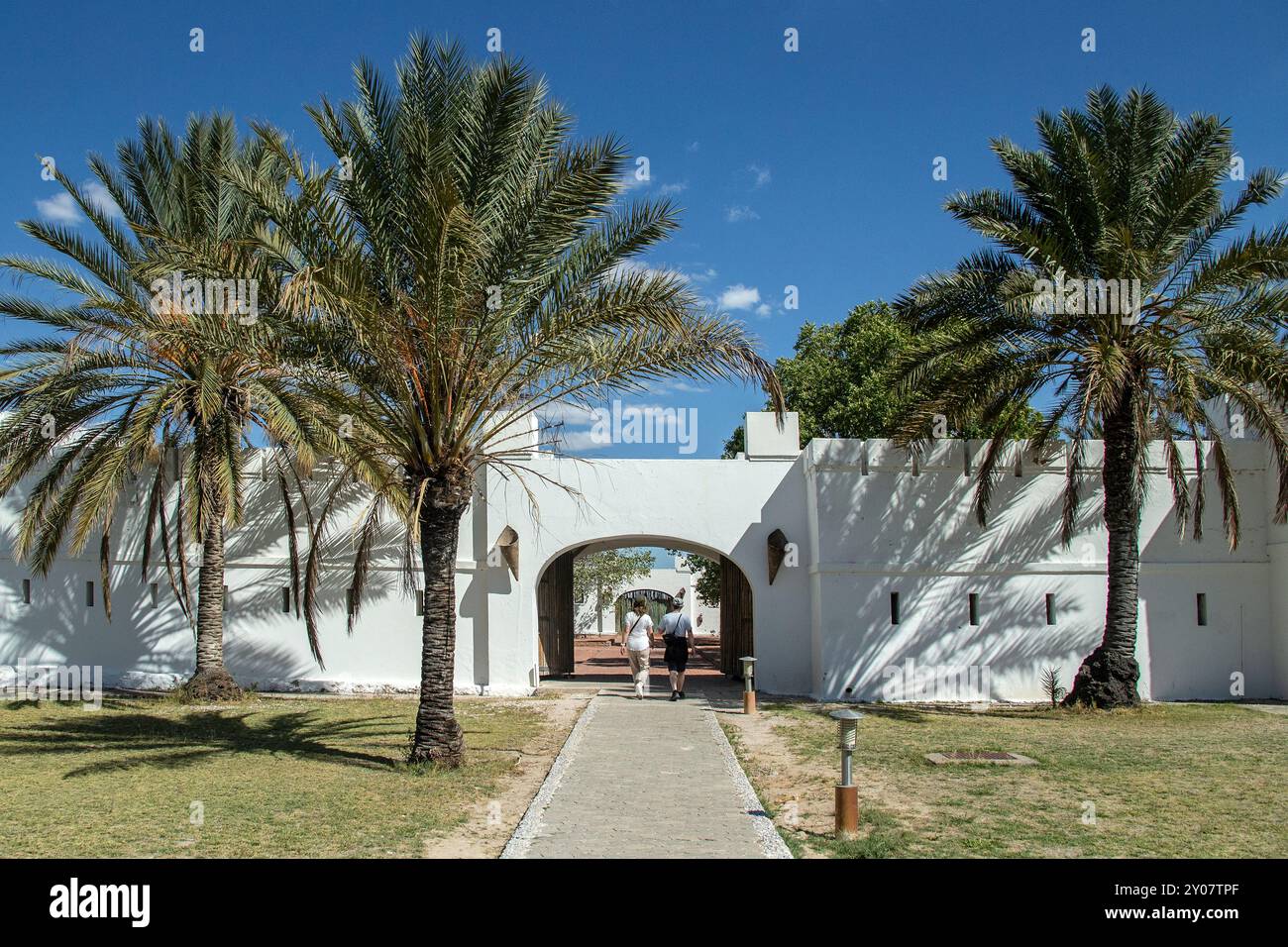 The first Fort Namutoni, now central to a camp in Etosha National Park ...