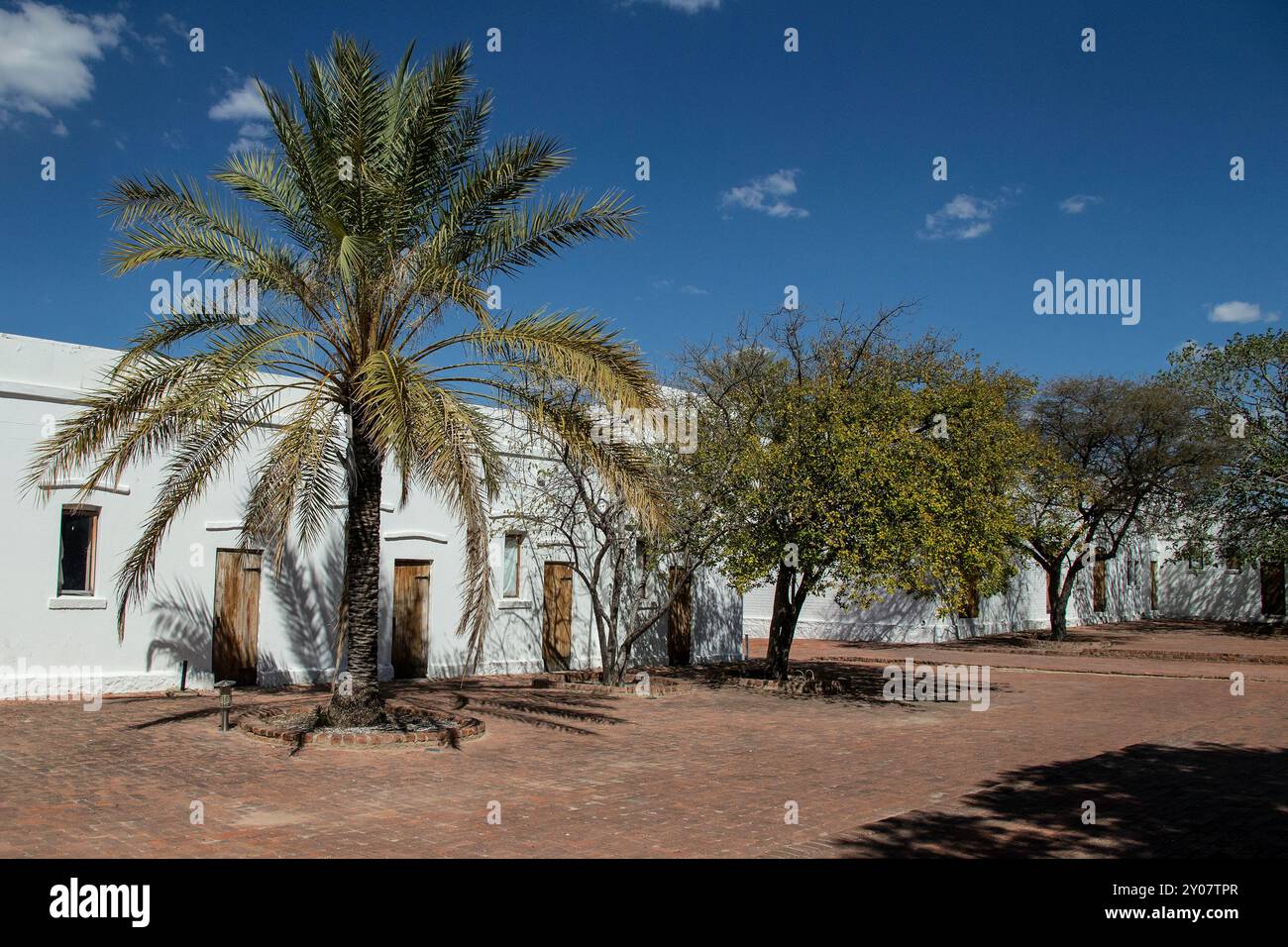 The first Fort Namutoni, now central to a camp in Etosha National Park ...