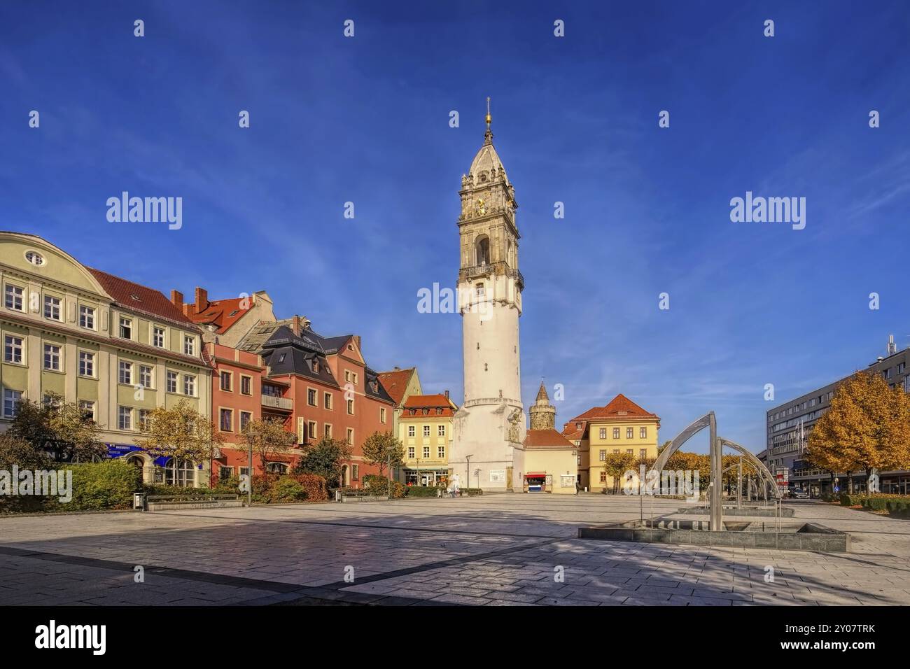 Bautzen Reichenturm in Upper Lusatia, town Bautzen tower Reichenturm in ...