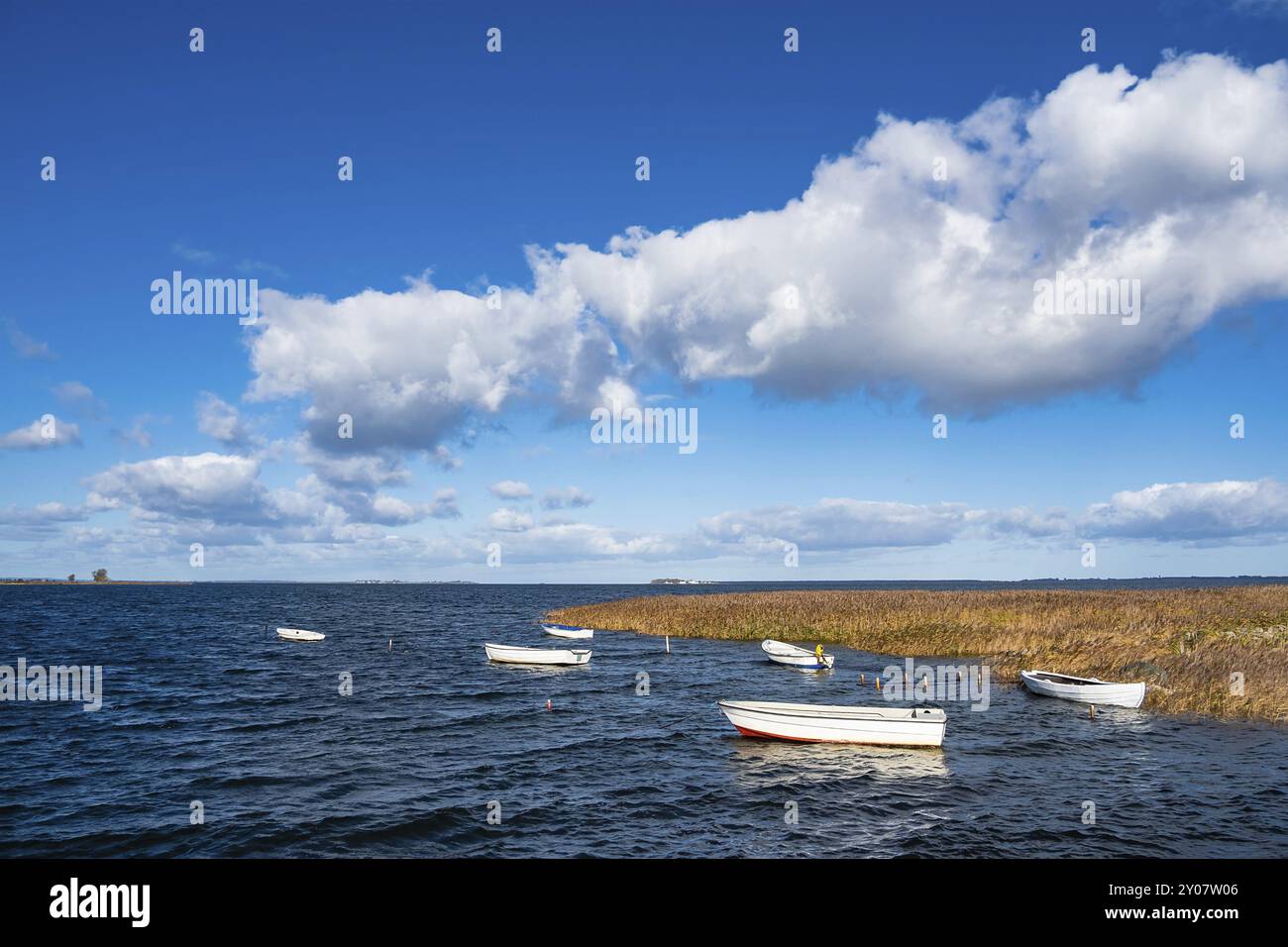 Boats on the Baltic Sea in Denmark Stock Photo - Alamy