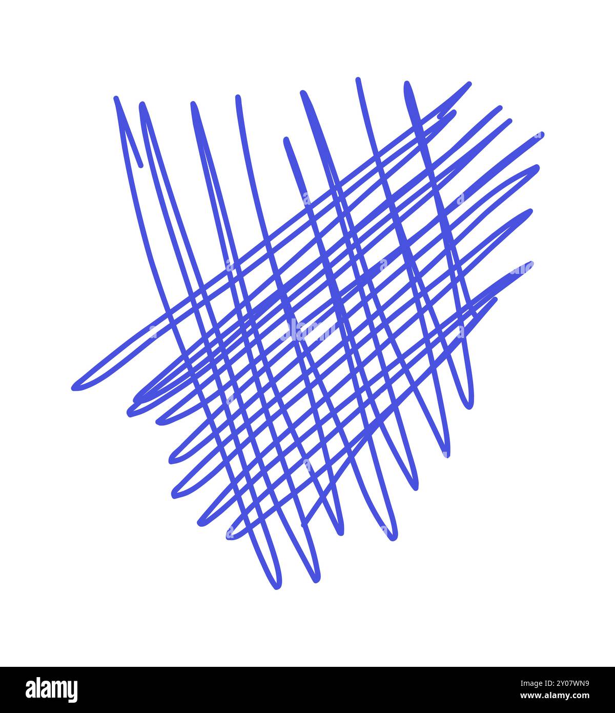 Scribble line set. Hand Drawn lines in Pencil. Charcoal smears. Vector ...