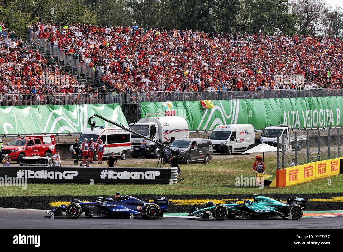 Monza, Italy. 01st Sep, 2024. Franco Colapinto (ARG) Williams Racing ...