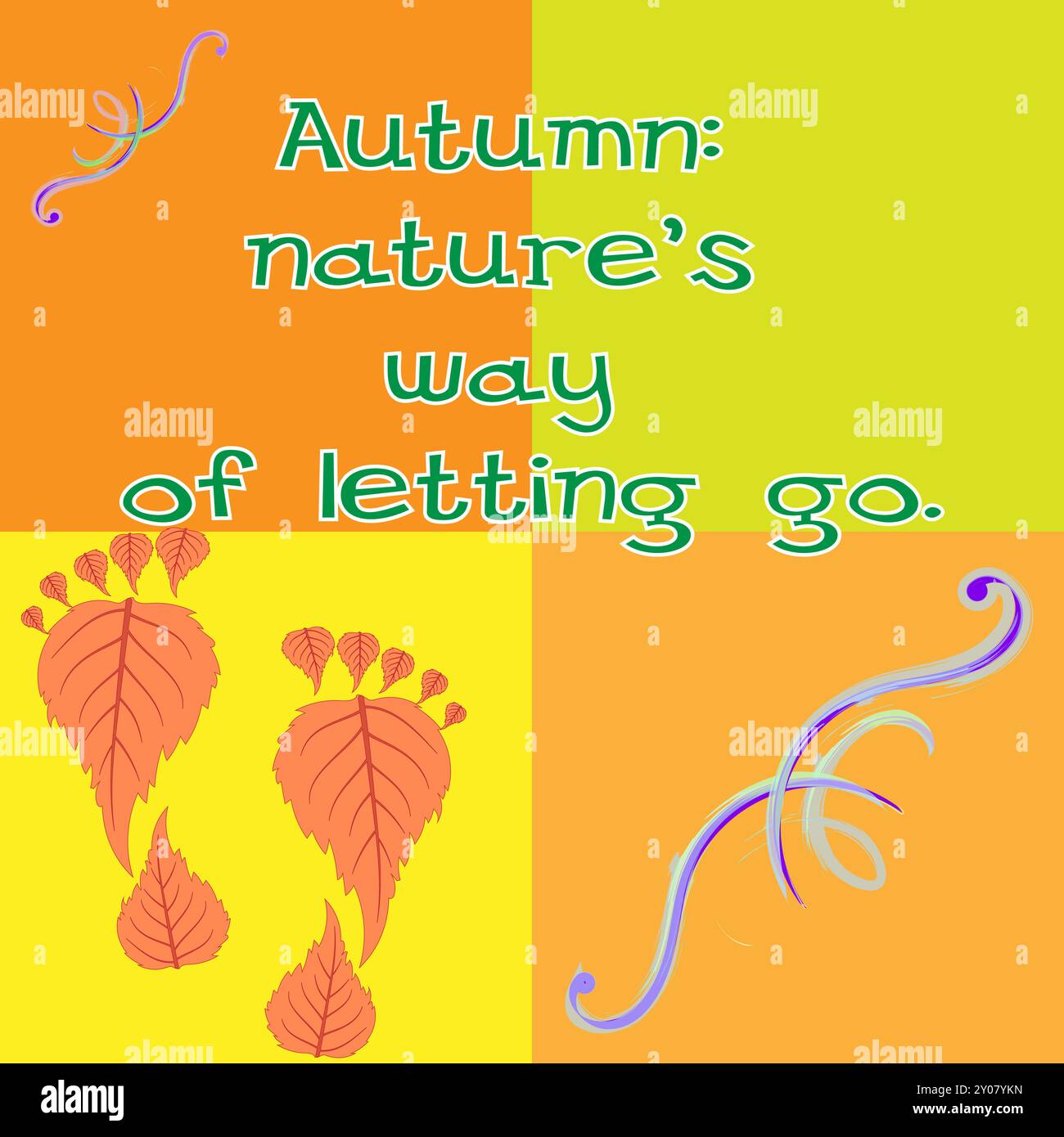 Image captures vibrant fall Stock Vector Images - Alamy