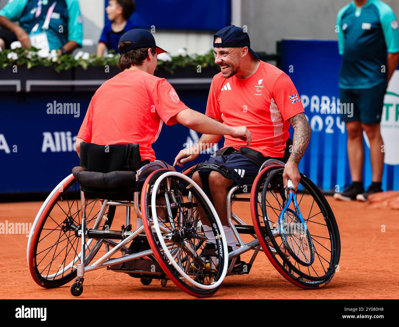 Paris, Sept. 1, 2024, Paralympic wheelchair tennis event. Andy ...