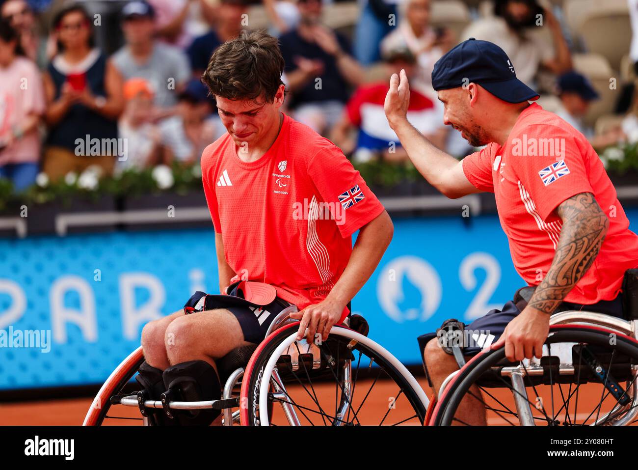 Paris, Sept. 1, 2024, Paralympic wheelchair tennis event. Andy ...