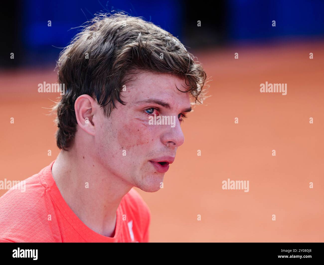 Paris, Sept. 1, 2024, Paralympic wheelchair tennis event. Gregory Slade ...