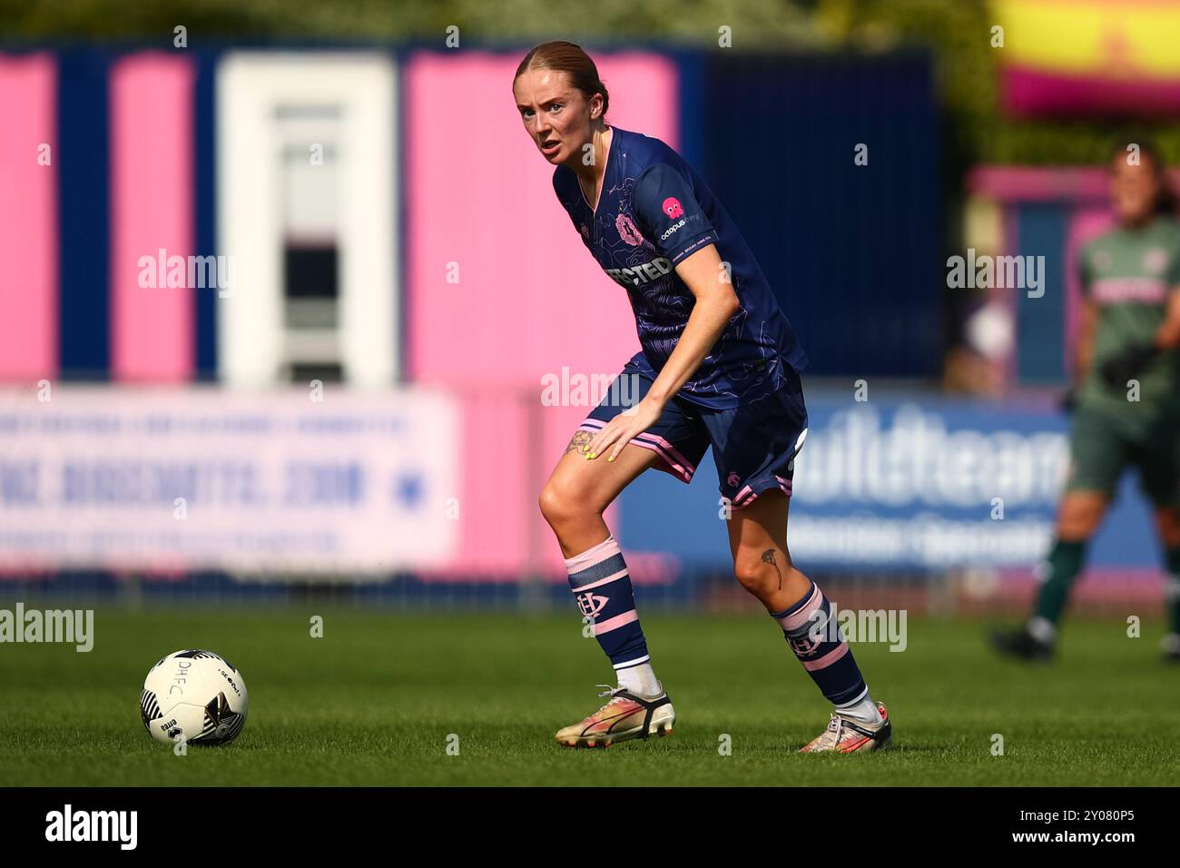 London, UK. 1st September, 2024. Ceylon Hickman (13 Dulwich Hamlet) in ...