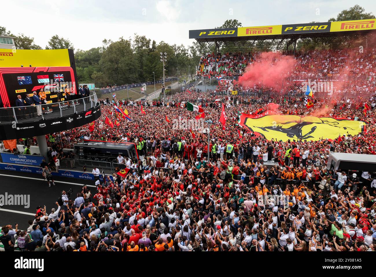 Monza, Italie. 01st Sep, 2024. LECLERC Charles (mco), Scuderia Ferrari ...