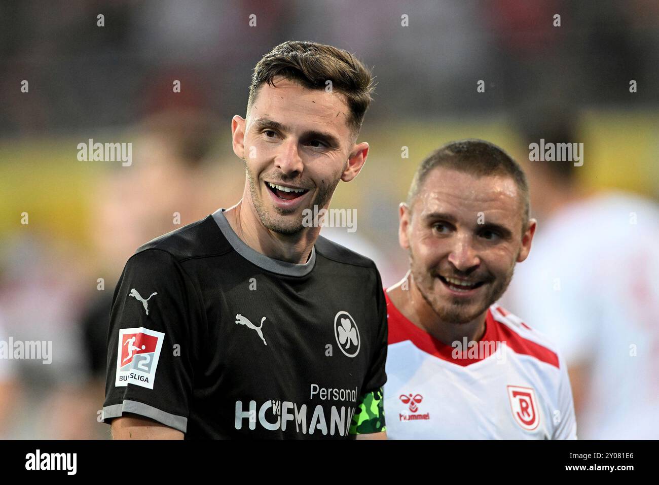 Regensburg, Deutschland. 28th Jan, 2024. Fussball; Spieltag 04; 2. Bundesliga; Saison 2024/2025 ...