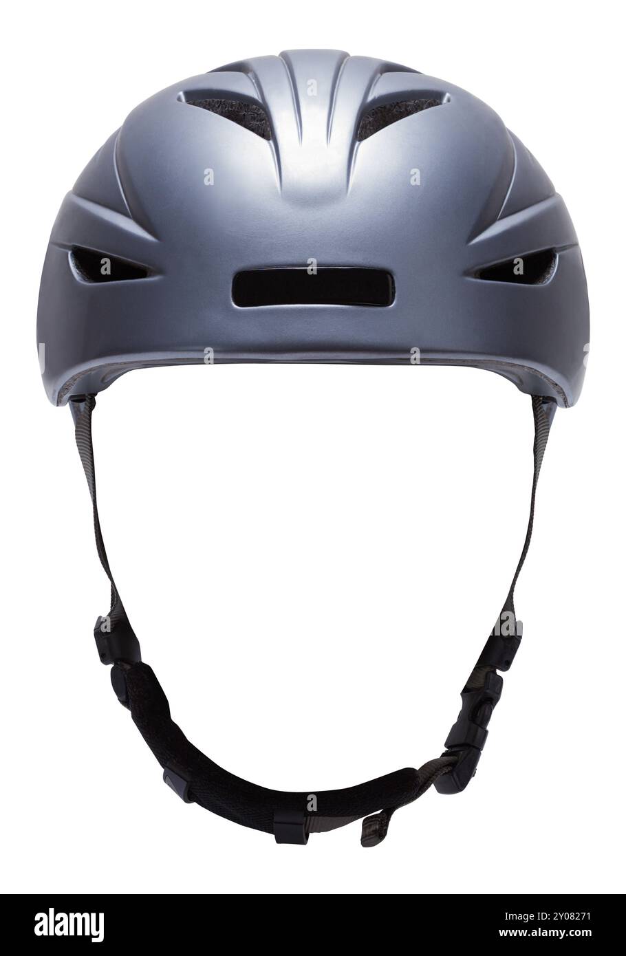 Grey Snowboard Helamet Front View Cut Out On White Stock Photo - Alamy