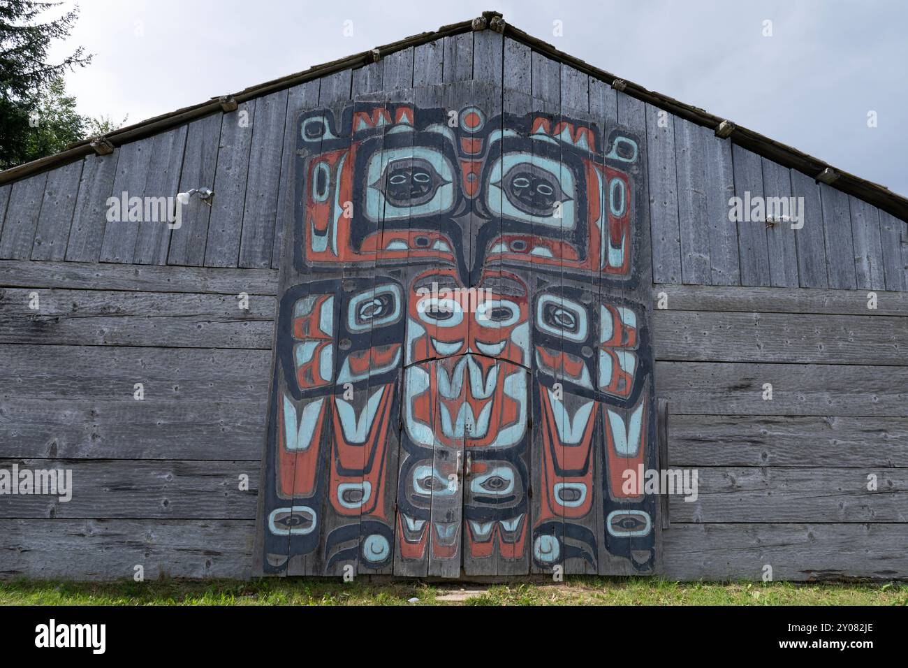 Alaska, Haines. Noow Hit Tribal House, last remaining Tlingit ...