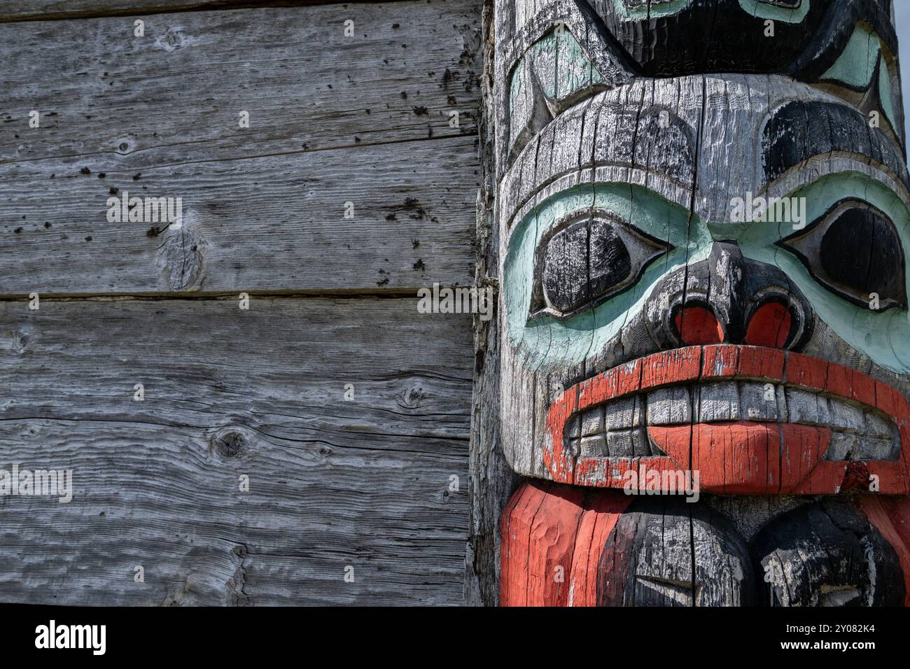 Alaska, Haines. Noow Hit Tribal House, last remaining Tlingit ...