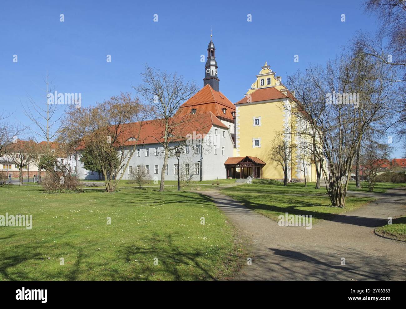 Luebben Castle, Luebben castle 03 Stock Photo - Alamy