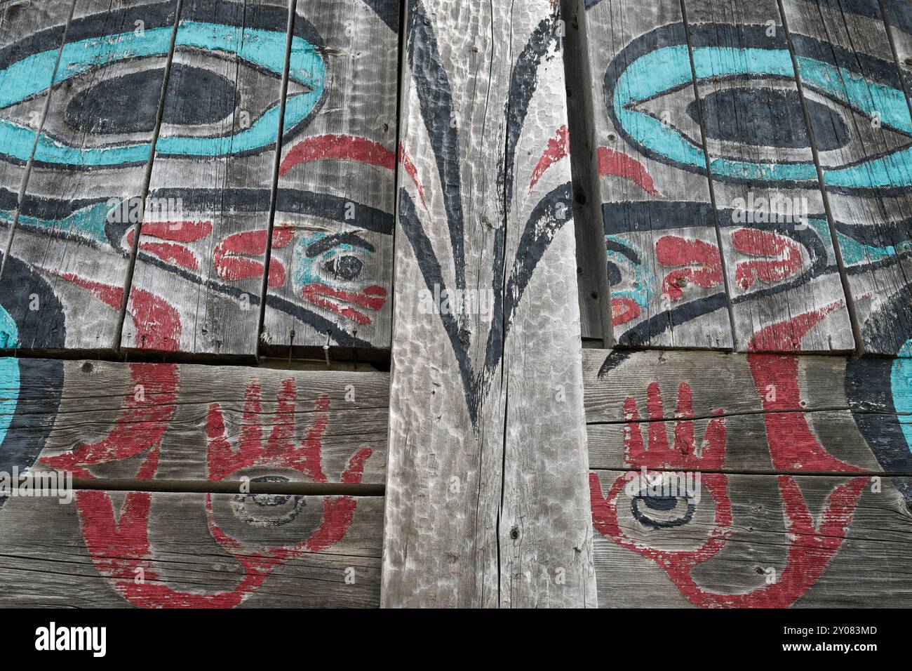 Alaska, Haines. Noow Hit Tribal House, last remaining Tlingit ...