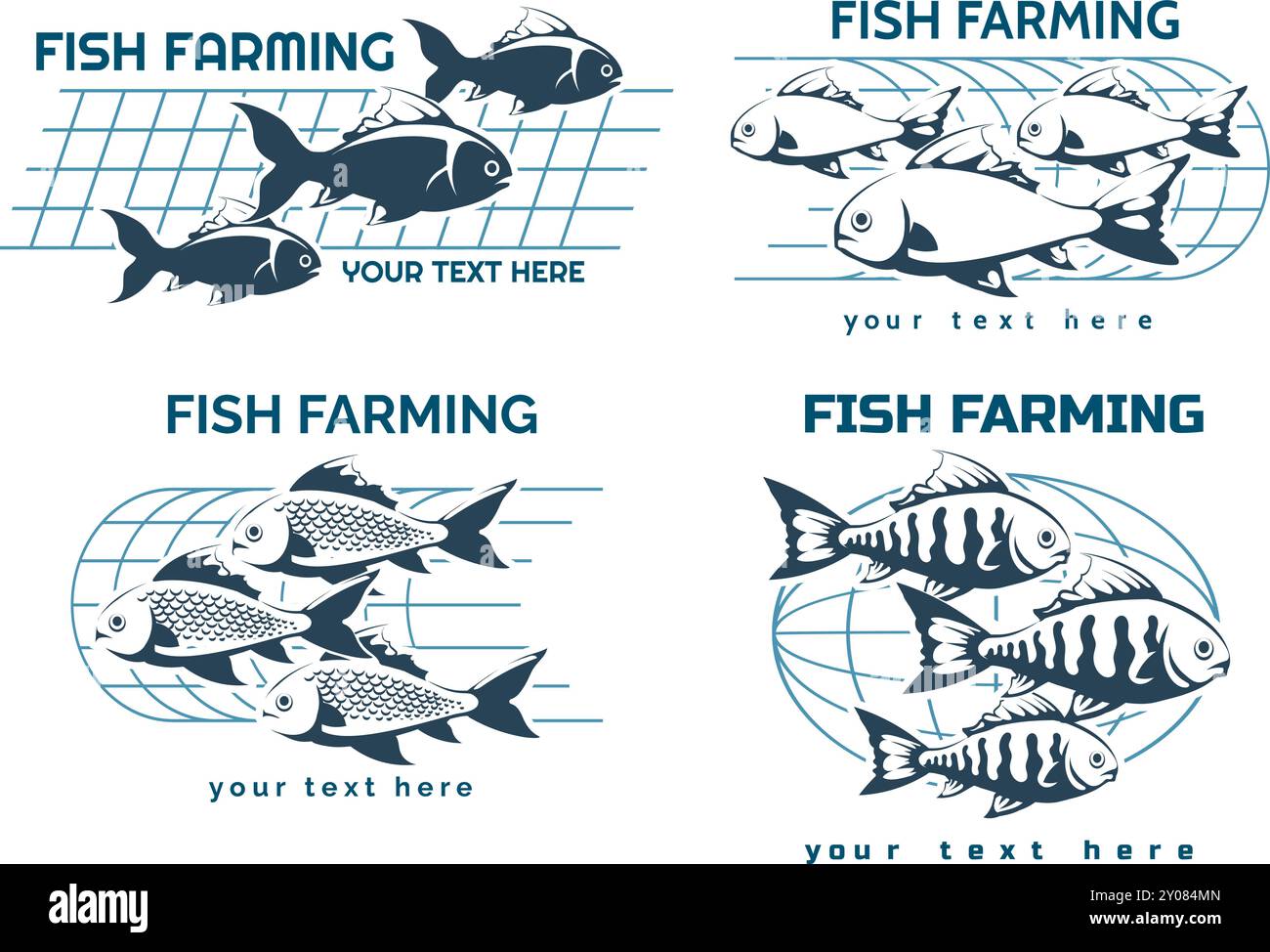 Fishing emblems hi-res stock photography and images - Alamy