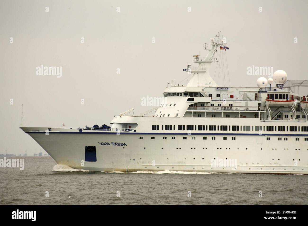 The cruise ship Van Gogh in the North Sea off Cuxhaven Stock Photo - Alamy